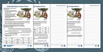 Conjunctions - KS2 Grammar - Twinkl